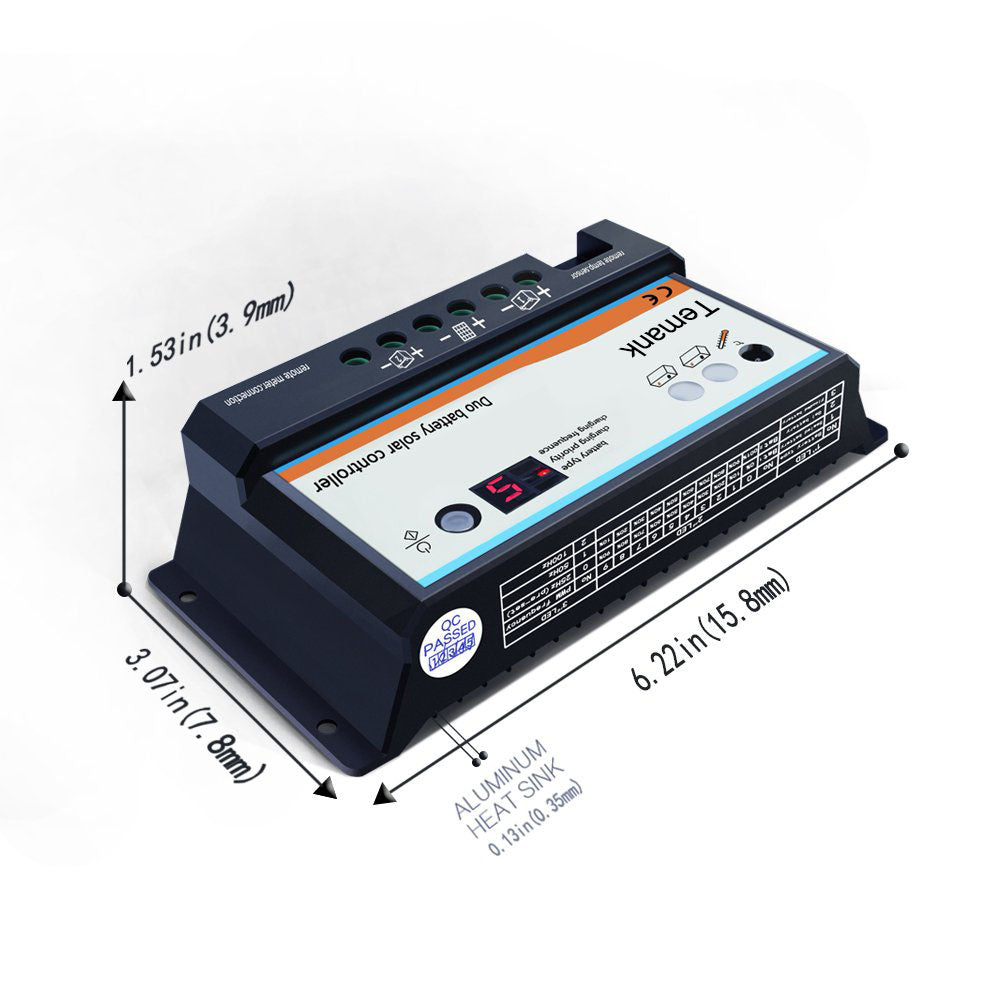 Tracer 6415an Manual EPEVER 30A MPPT - Dual Battery Charger For RVs ...